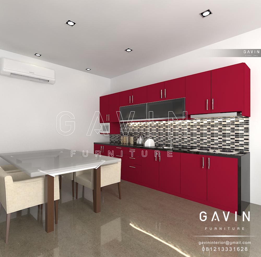 Project Finishing Duco Kitchen Set Di Green Permata | Kitchen Set Jakarta