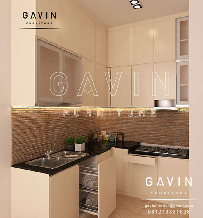 Contoh Kitchen Set Minimalis Duco Putih Glossy Di Rawa Buaya | Kitchen ...