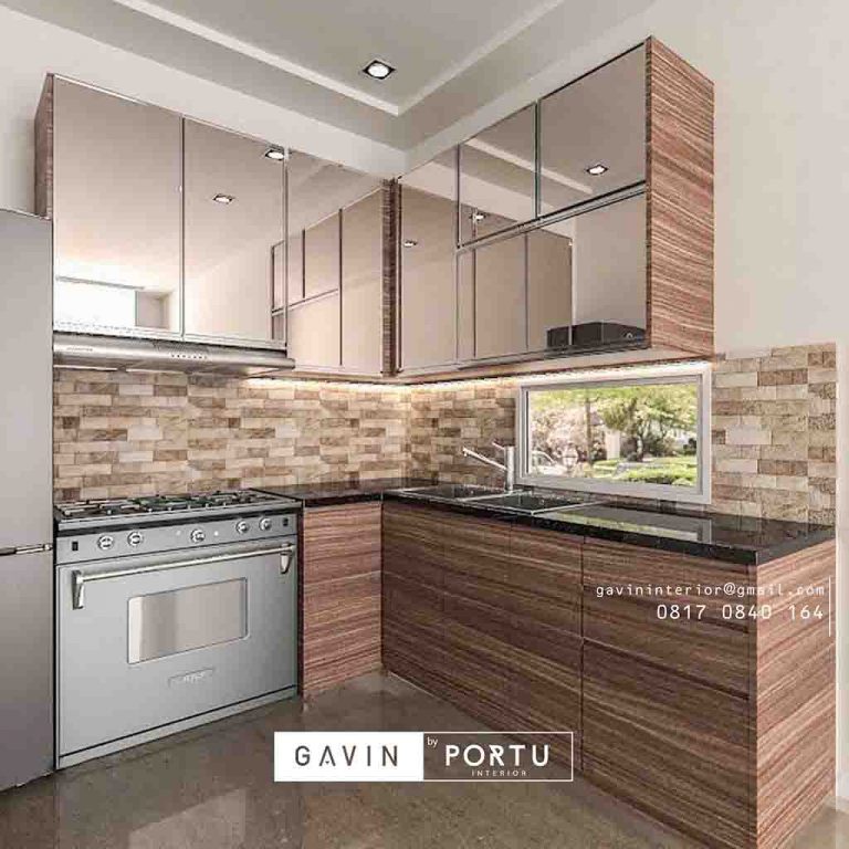 contoh kitchen set cermin di pasar minggu | Kitchen Set Jakarta